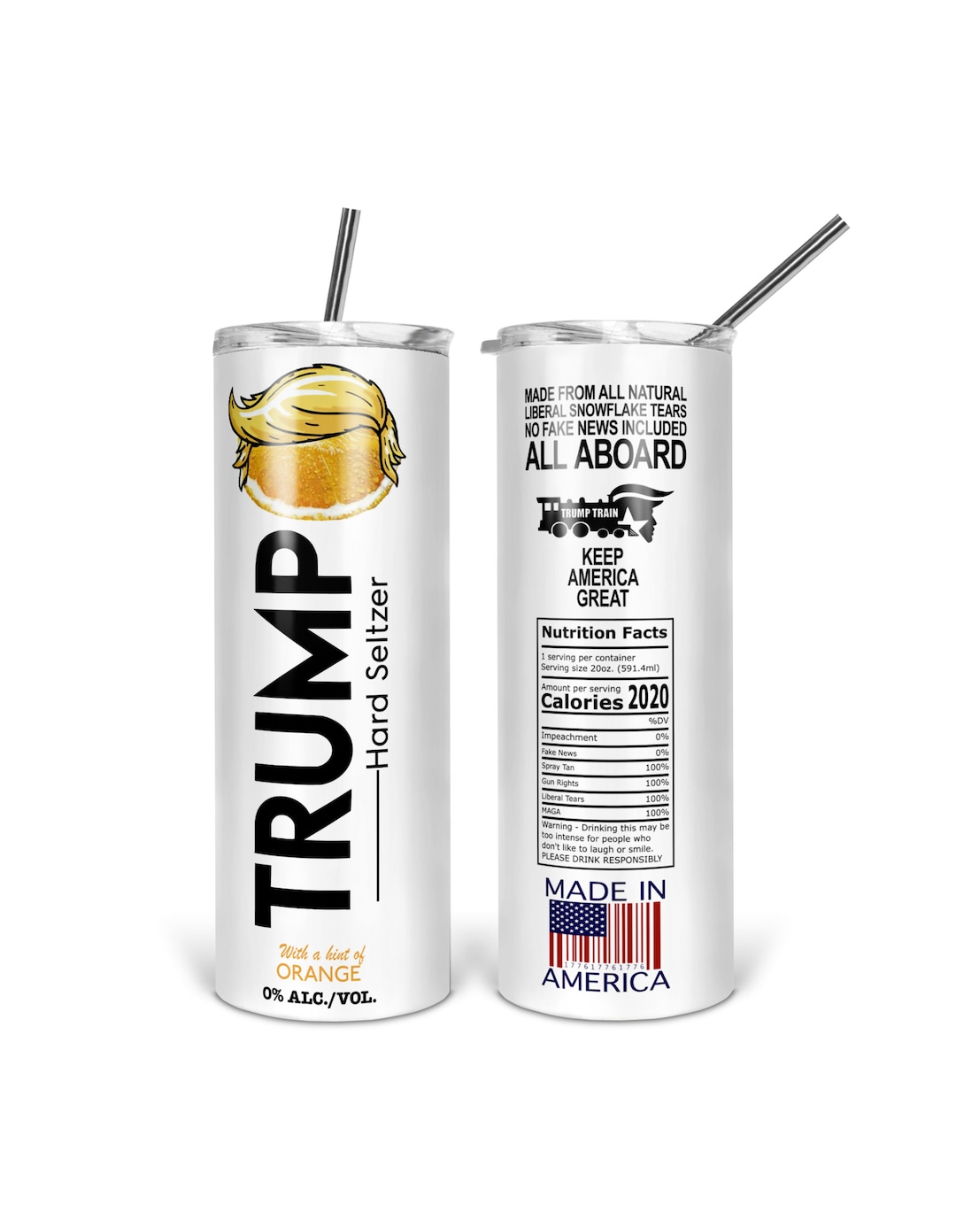 Trump 2024 Tumbler, Liberal Tears Water Bottle, Trump 2024, Trump Train ...