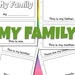 My Family Printable Mini Booklet: Preschool Activity (PDF Pattern) - Etsy