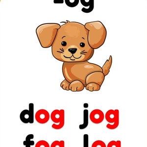 CVC Words Family Poster Short Vowels Kindergarten Preschool Homeschool ...