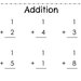20 Printable Addition Worksheets Numbers 1-10 for Preschool ...