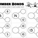 10 Printable Number Bonds Math Worksheets, Numbers 1 to 20 ...