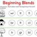 10 Printable Beginning Blends Worksheets for Kindergarten Preschool ...