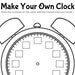 Telling Time Hour Clock Printable, Educational Prints, Kindergarten ...