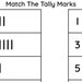 Numbers 1 - 20 Tally Marks Printable Worksheet Kindergarten Homeschool ...