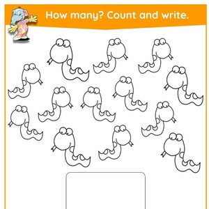 Number Tracing Practice 1-20 Counting, Tracing Writing Worksheet ...