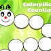 Caterpillar Counting Worksheet: Numbers 0-100, Preschool Kindergarten ...