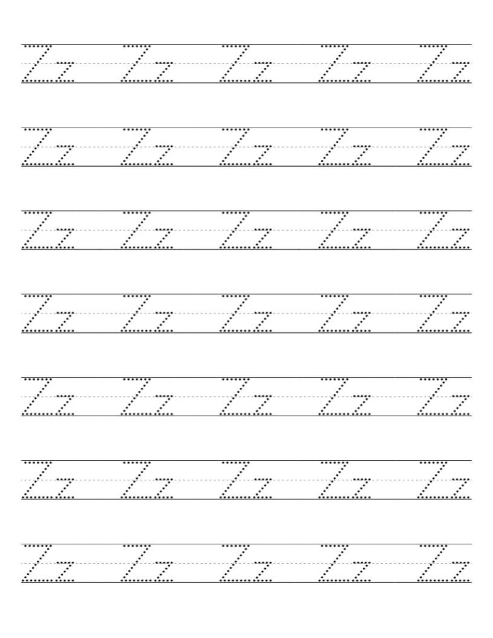 26 Printable Worksheets Trace the Letters Uppercase Lowercase A - Z Preschool, Kindergarten ...