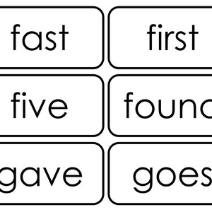 Printable Dolch Second Grade Sight Words Flashcards 46 Cards, Child ...