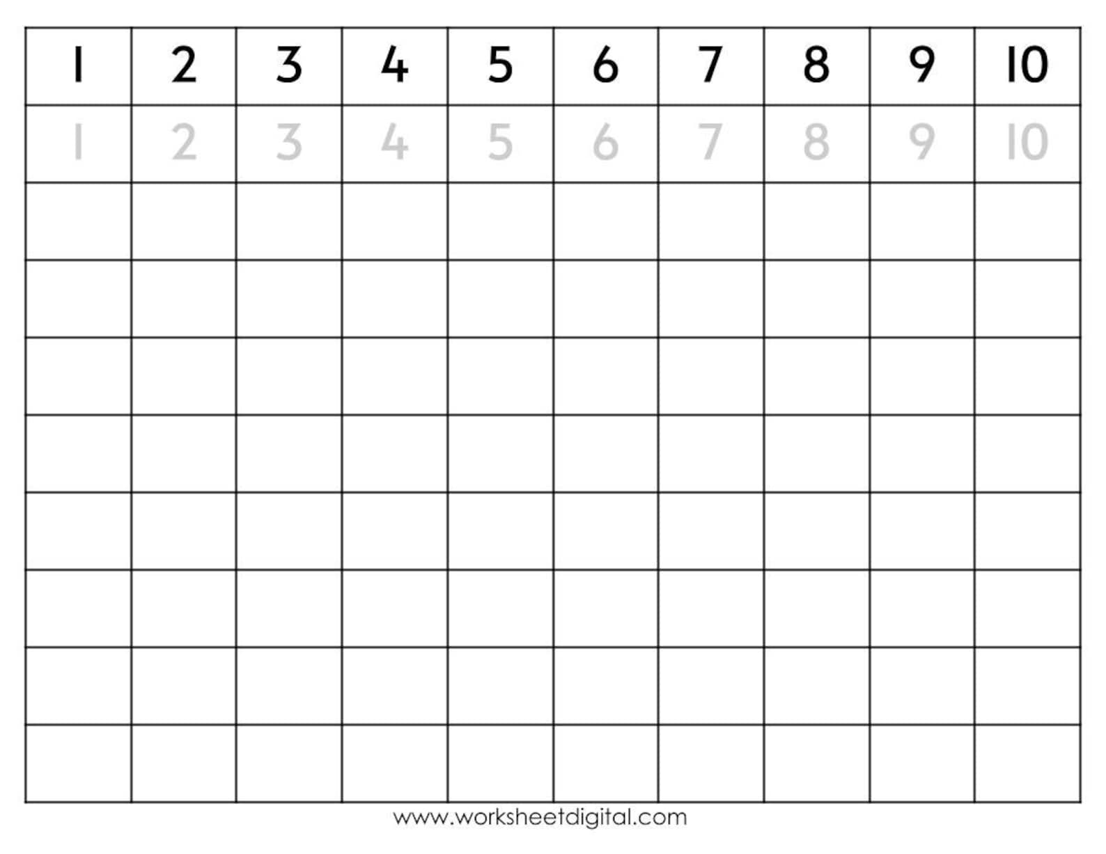 Printable Numbers 1-100 Tracing Worksheets: Homeschool Kindergarten ...