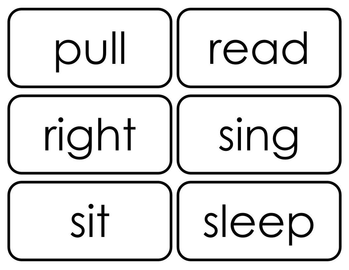 Printable Dolch Second Grade Sight Words Flashcards 46 Cards, Child ...