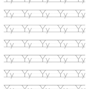 26 Printable Worksheets Trace the Letters Uppercase Lowercase A - Z ...