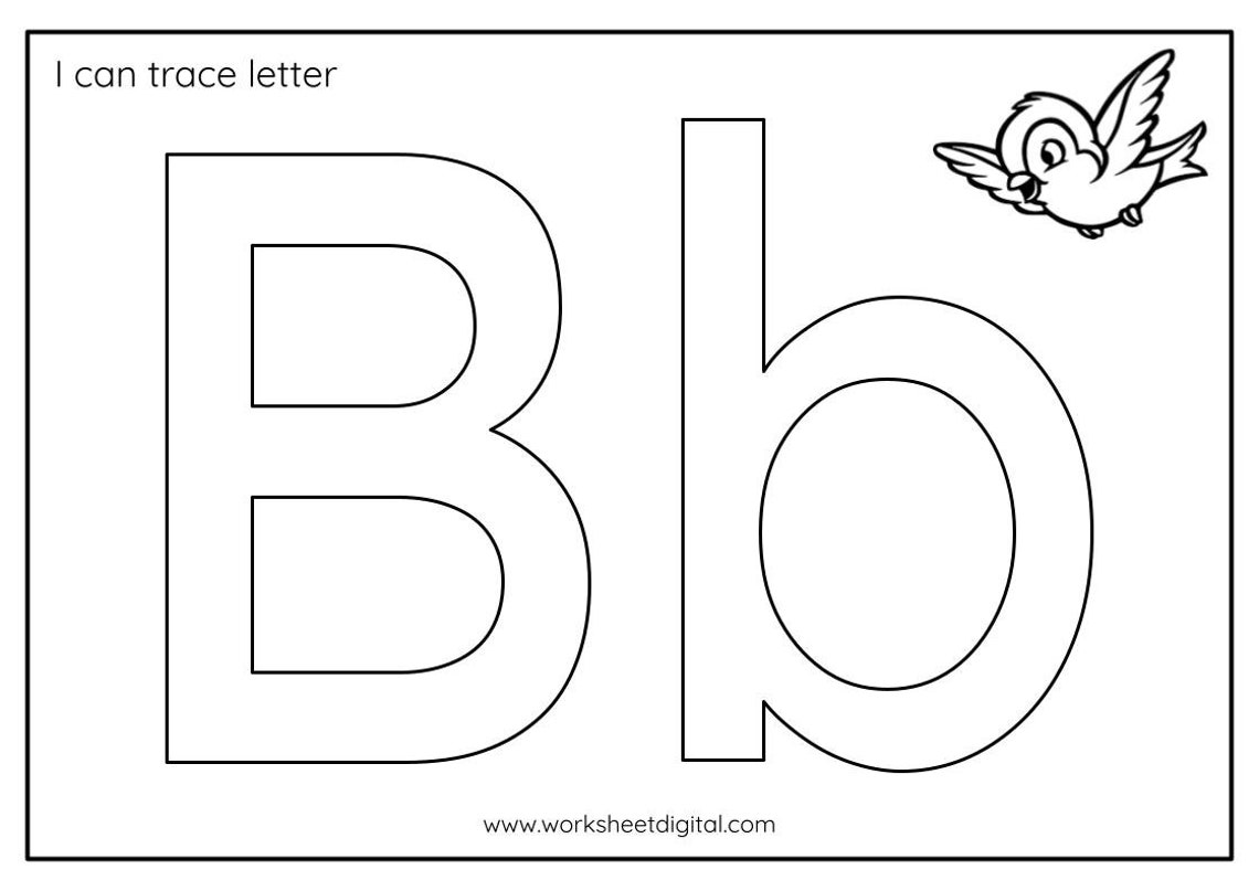 26 Printable I Can Trace the Letter Preschool, Kindergarten, Homeschool ...