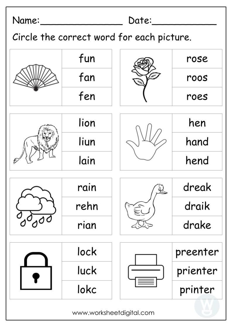 Circle The Correct Spelling Worksheet For 1st 2nd Gra - vrogue.co Circle The Correct Spelling Worksheet For 1st 2nd Gra - vrogue.co