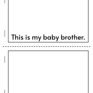 My Family Printable Mini Booklet: Preschool Activity (PDF Pattern) - Etsy