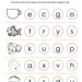 10 Printable Beginning Letters Worksheets for Kindergarten Preschool ...