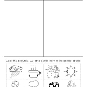 Science Sorting Worksheets: Kindergarten & Primary School (PDF) - Etsy