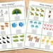Counting Animals, Number 1 to 10, Kindergarten Worksheet, Preschool ...
