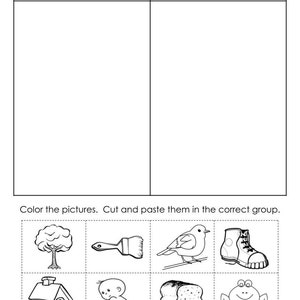 Science Sorting Worksheets: Kindergarten & Primary School (PDF) - Etsy