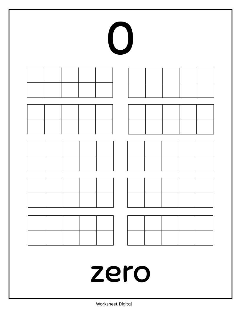 Printable Number Posters 0-100: Ten Frame Classroom Charts (8.5x11 ...