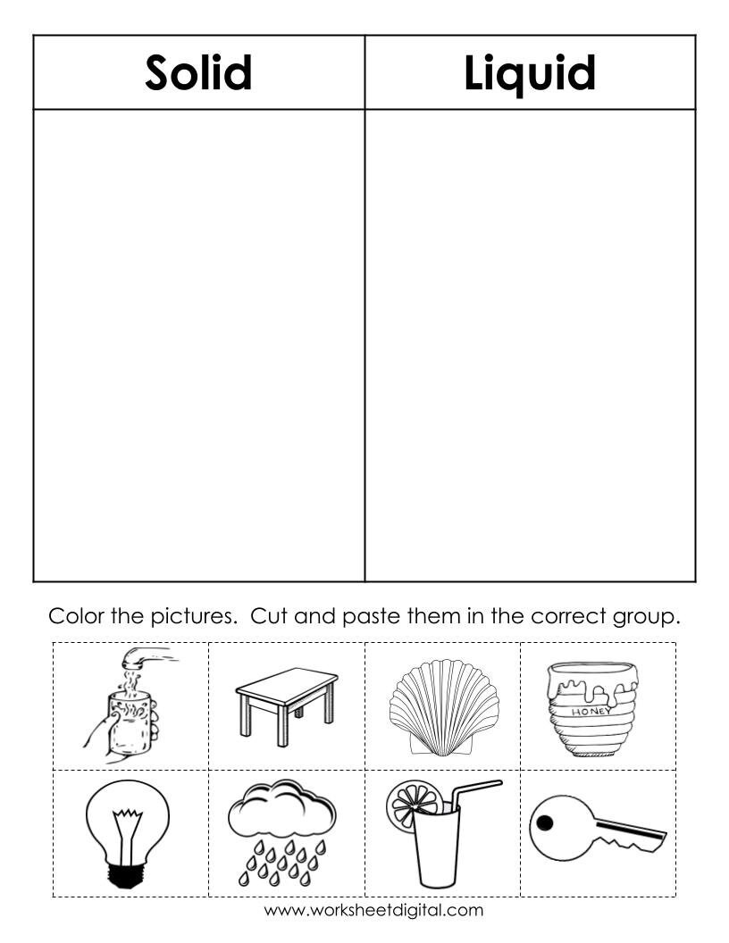 Science Worksheets, Sorting Worksheets, Kindergarten, Primary School ...