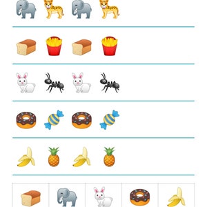 Pattern Worksheets, What Comes Next Game , Busy Book Printable ...