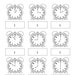 Telling Time Hour Clock Printable, Educational Prints, Kindergarten ...