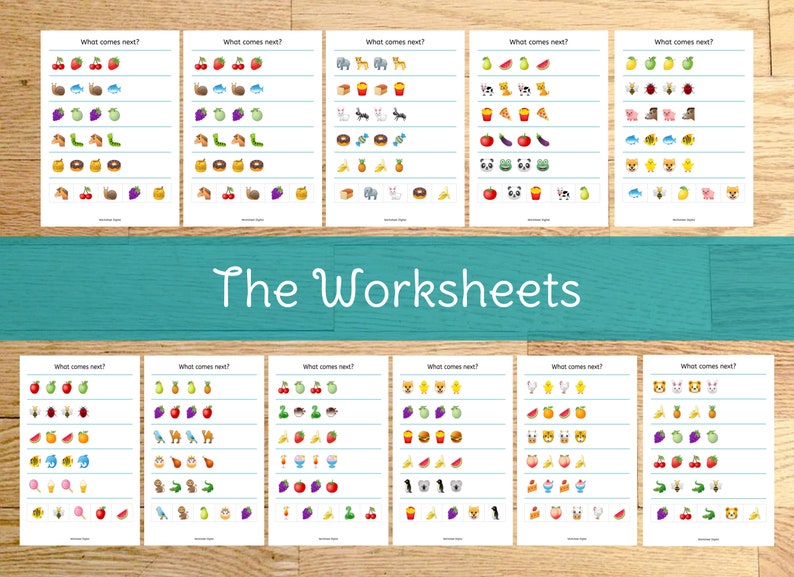 Pattern Worksheets, What Comes Next Game , Busy Book Printable ...
