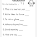 Printable Punctuation Practice Worksheets for Kids (PDF) - Etsy