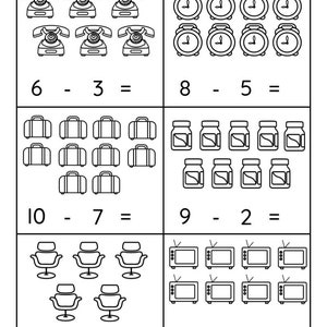 Printables Kindergarten Math Worksheets, Numbers 1 to 10, Counting ...