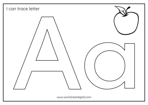 26 Printable I Can Trace the Letter Preschool Kindergarten | Etsy