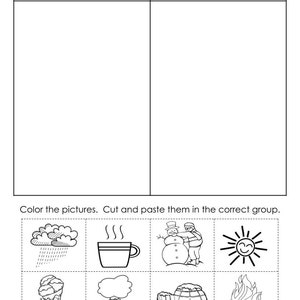 Science Sorting Worksheets: Kindergarten & Primary School (PDF) - Etsy