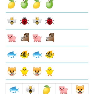 Pattern Worksheets, What Comes Next Game , Busy Book Printable ...