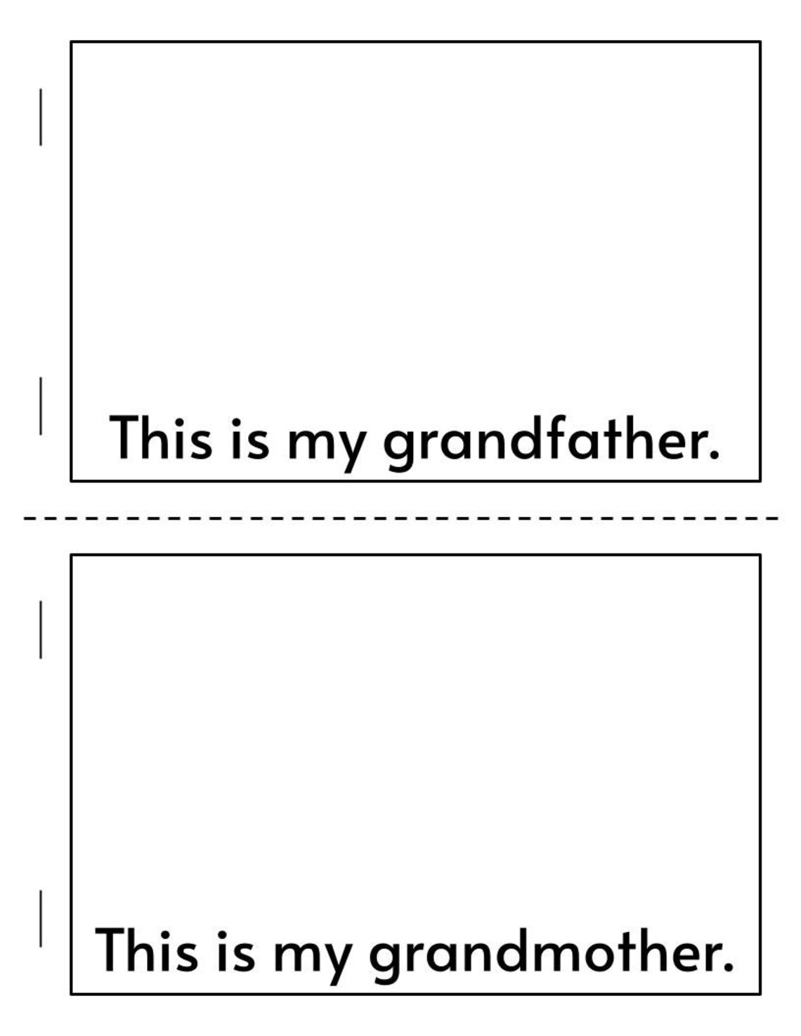 My Family Printable Mini Booklet: Preschool Activity (PDF Pattern) - Etsy