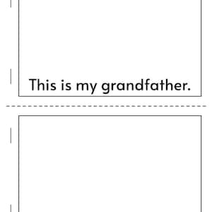 My Family Printable Mini Booklet: Preschool Activity (PDF Pattern) - Etsy