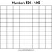 Number Charts 1 - 1000, Counting to 1000, Printable Black & White ...