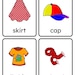 Clothing Flashcards: Learning Cards for Kids (digital Download) - Etsy