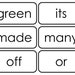 Printable Dolch Second Grade Sight Words Flashcards 46 Cards, Child ...