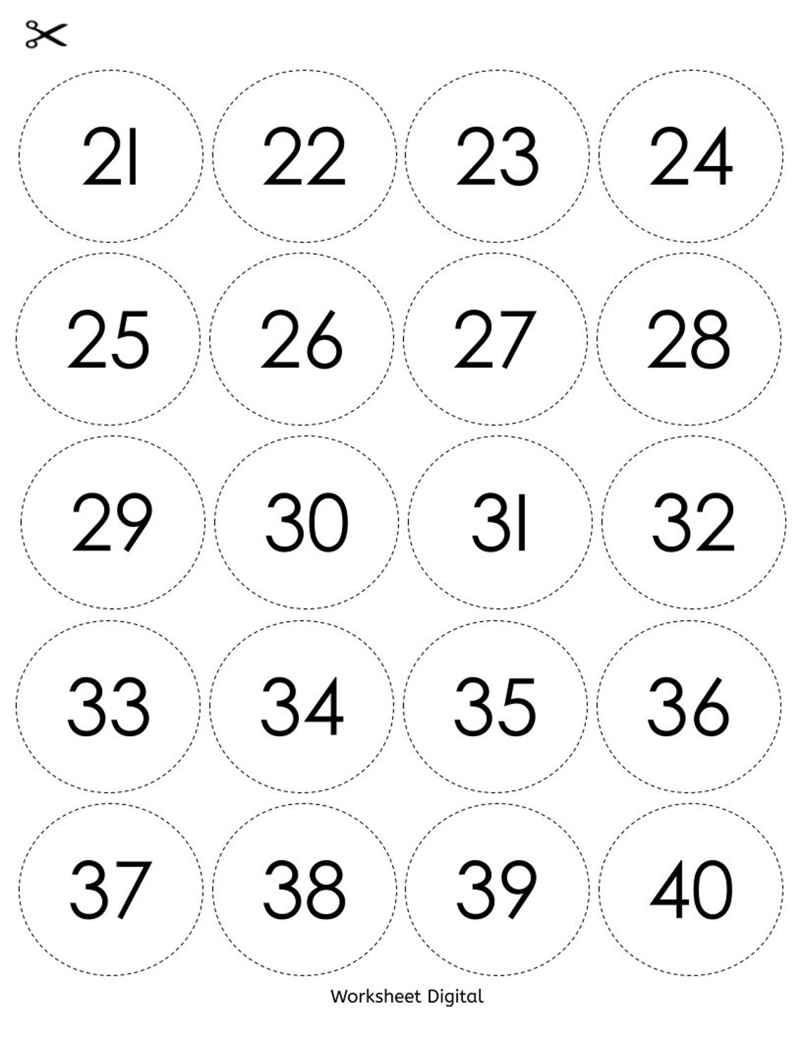 Printable Worksheet Caterpillar Counting Numbers 0 to 100. Fill in the ...