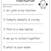 Printable Punctuation Practice Worksheets for Kids (PDF) - Etsy