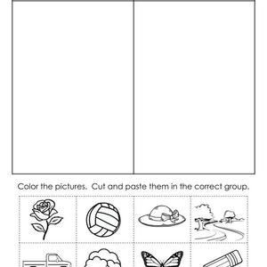 Science Sorting Worksheets: Kindergarten & Primary School (PDF) - Etsy