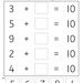 20 Printable Missing Addends Worksheets, Numbers 1-10 for Kindergarten ...