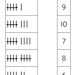 Numbers 1 - 20 Tally Marks Printable Worksheet Kindergarten Homeschool ...