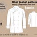 Chef Jacket Pattern PDF Multilayer /jamie/ Men's Chef Jacket Pattern ...