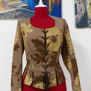 PATRON DE JUBON/ doublet pattern,patron en pdf, download 36/38/40/42/44 ...