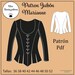 PATRON DE JUBON/ doublet pattern,patron en pdf, download 36/38/40/42/44 ...