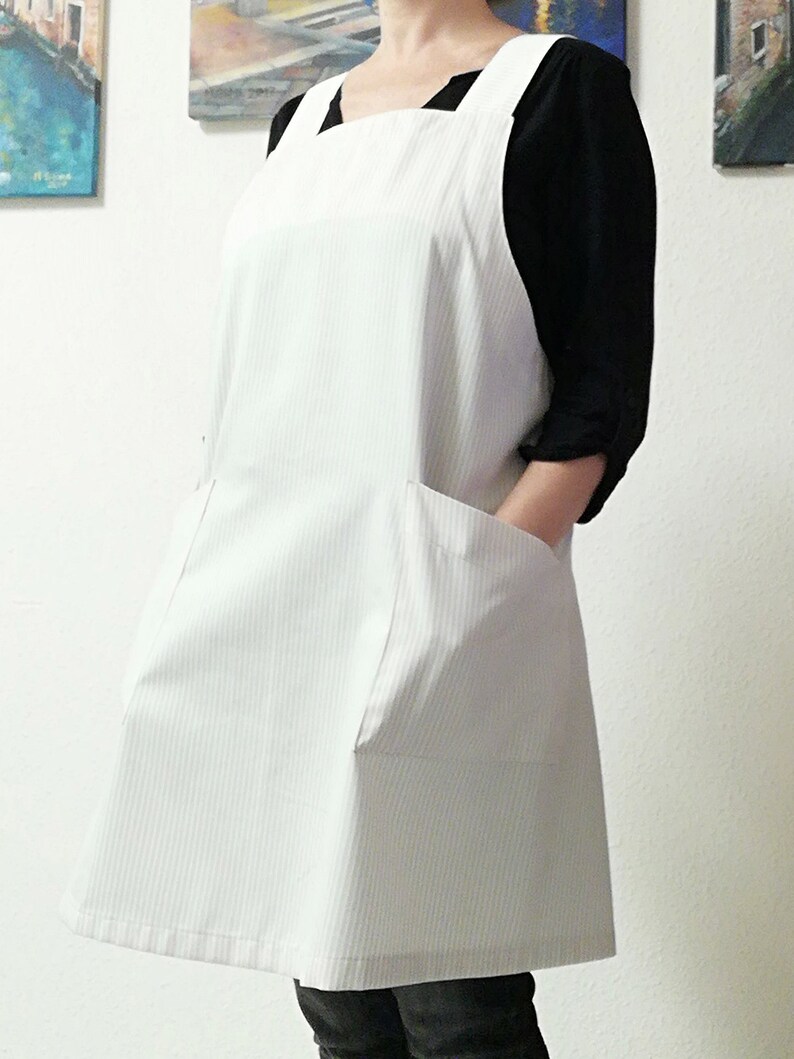Cross Back Crafter Apron Pattern and Instruction, Pdf Patron Et ...