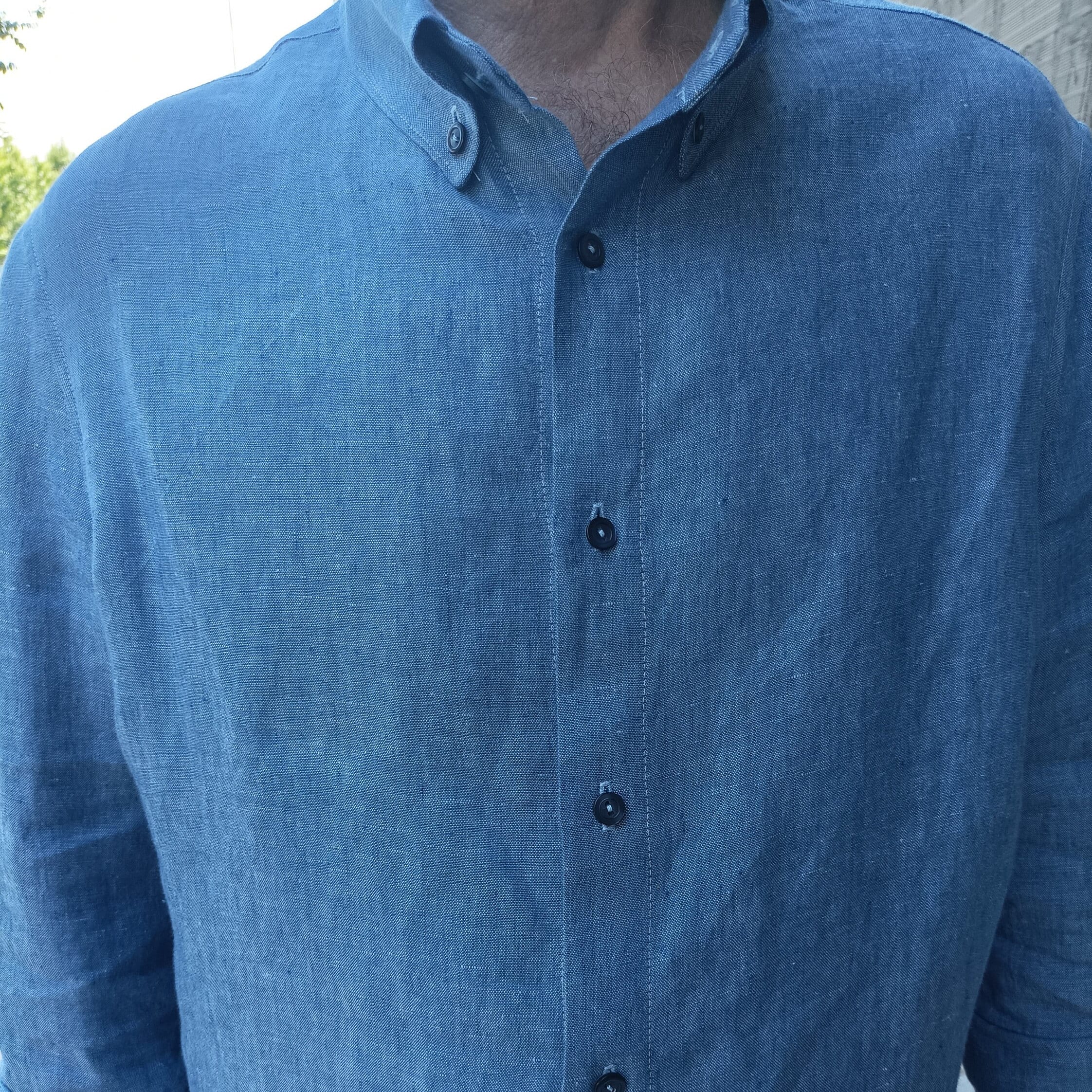 Long Sleeve Men's Shirt Pattern in Pdf /mens Shirt Pattern Download Pdf ...