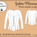PATRON DE JUBON/ doublet pattern,patron en pdf, download 36/38/40/42/44 ...
