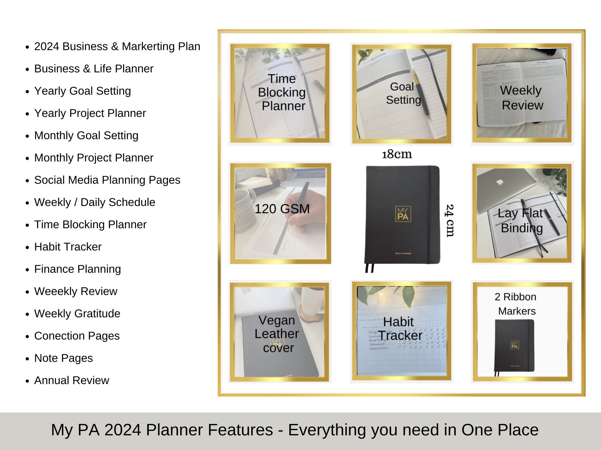 2025 Productivity Planner Time Management & Productivity Planner week ...