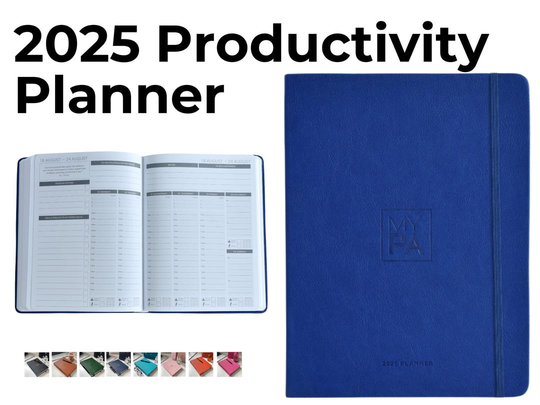 2025 Productivity Planner | Time Management & Productivity Planner ...